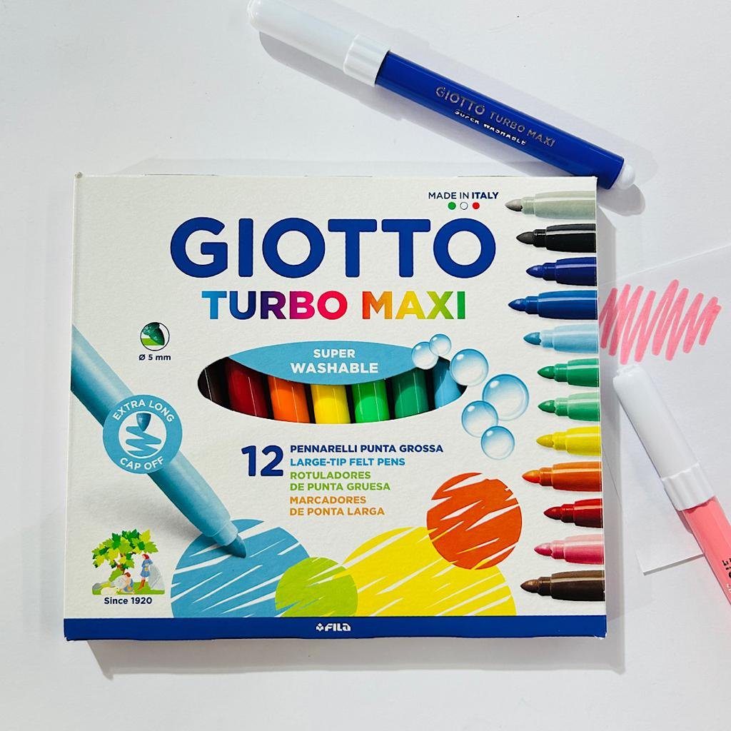 Marcadores x12 finos giotto - Distribuye