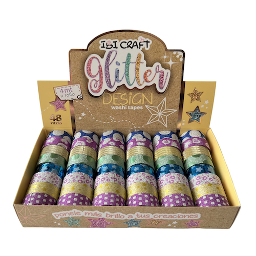 Cinta con gliter ibi craft - Papelarte