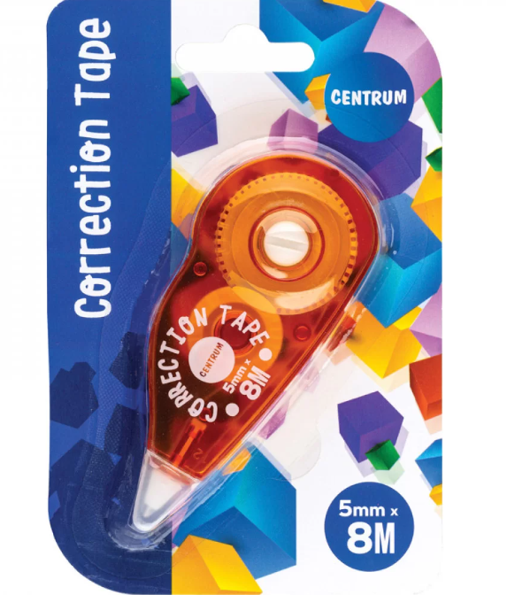 Corrector en cinta 5mm x 8m centrum - Papelarte